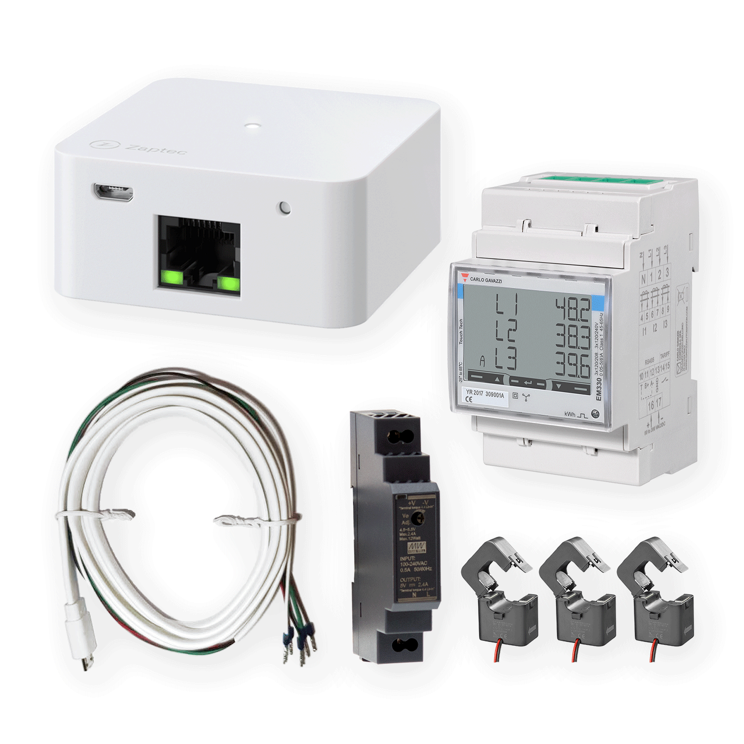Sense Generic Bundle 3 fase e-meter max 600A – Zaptec